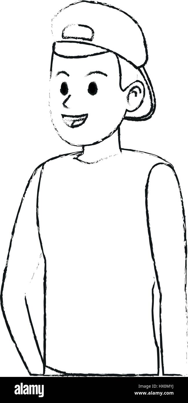 Backwards cap Stock Vector Images - Alamy