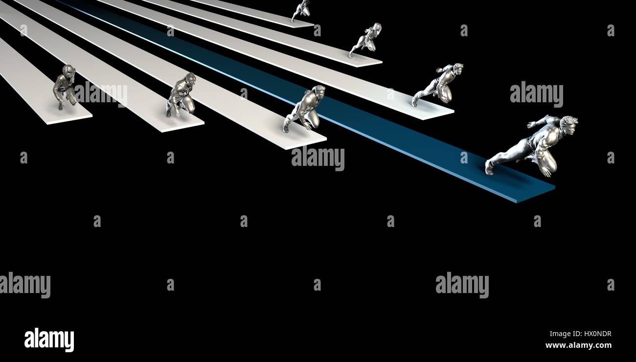 Market Leader and Strong Market Share Performance Stock Photo - Alamy