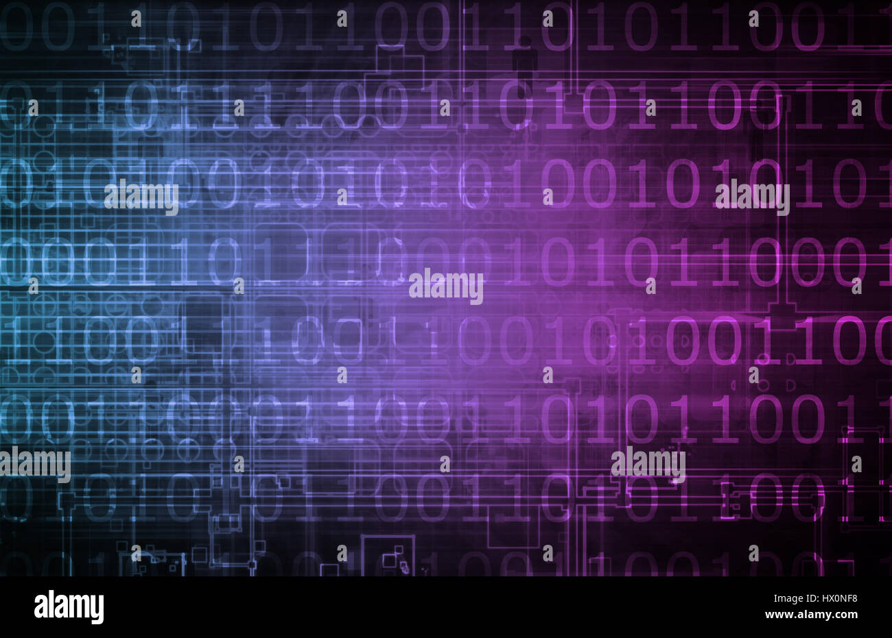 Flow of Digital Information and Data on the Internet Stock Photo - Alamy