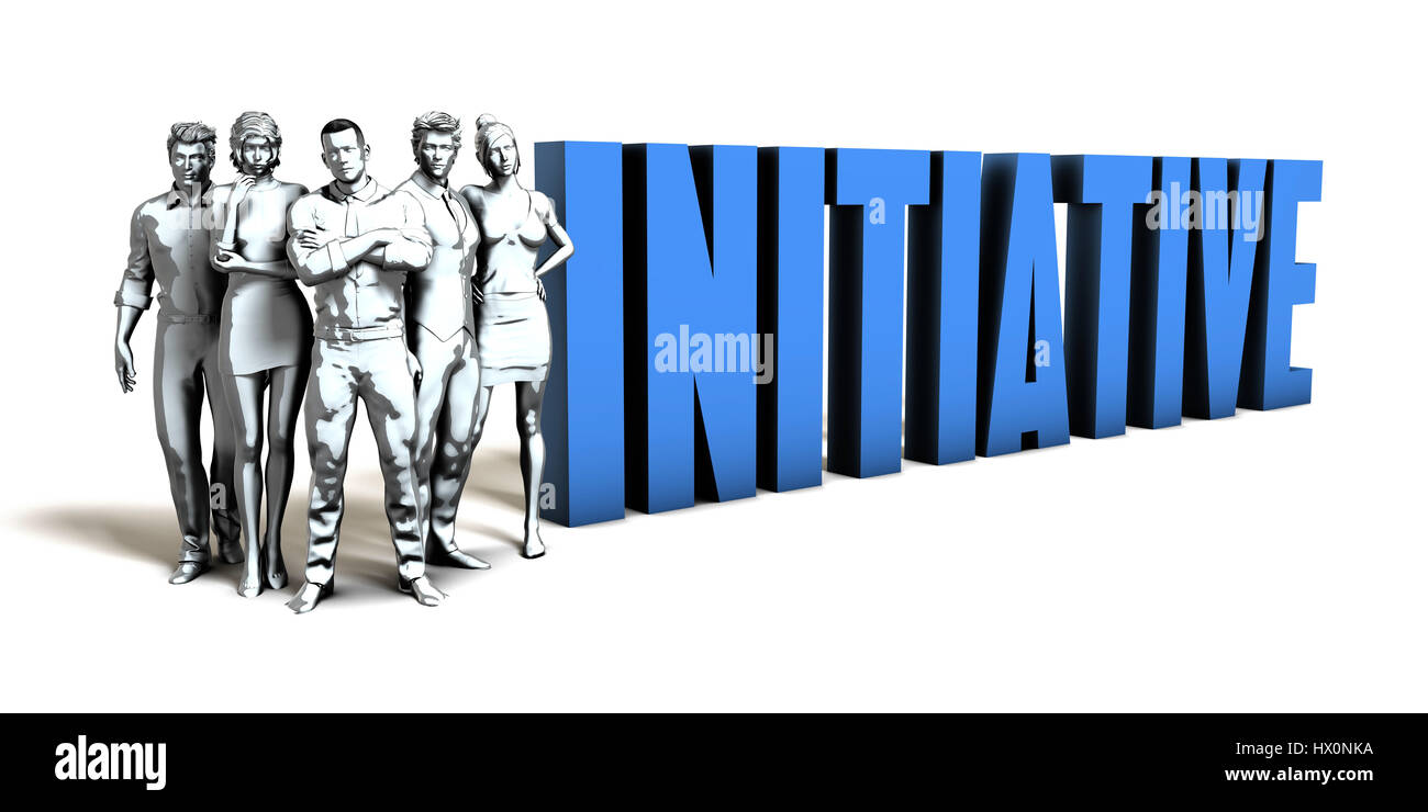 Initiative Business Concept as a Presentation Background Stock Photo ...
