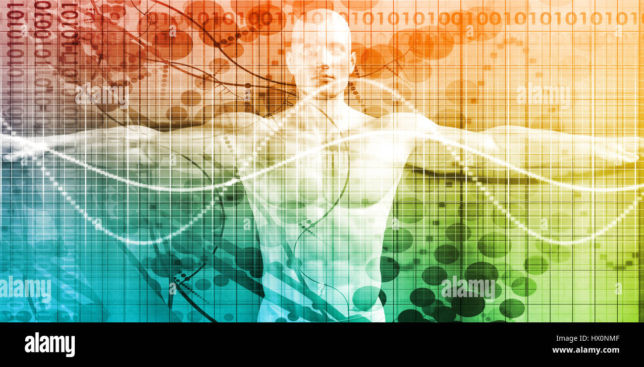 Healthcare Technology with Advanced Scanning Diagnosis Concept Stock ...