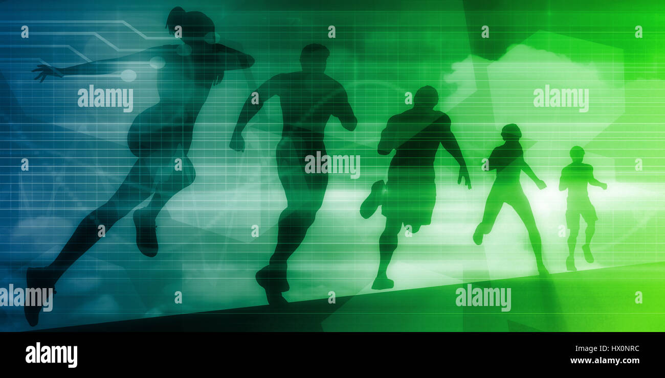 Sports Technology Background for Medical Science Stock Photo - Alamy