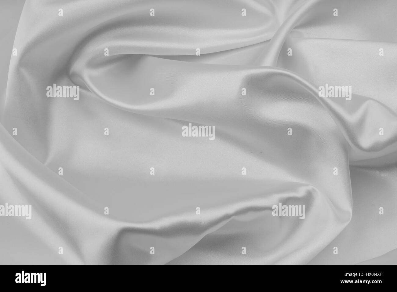 Closeup of rippled white silk fabric Stock Photo - Alamy