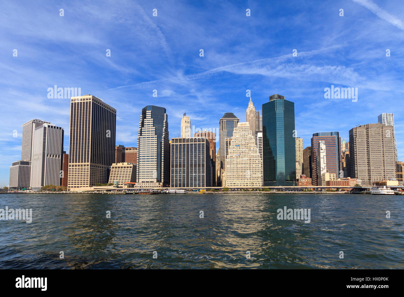 Skyscrapers, Skyline, Manhattan, New York City, New York, USA Stock ...