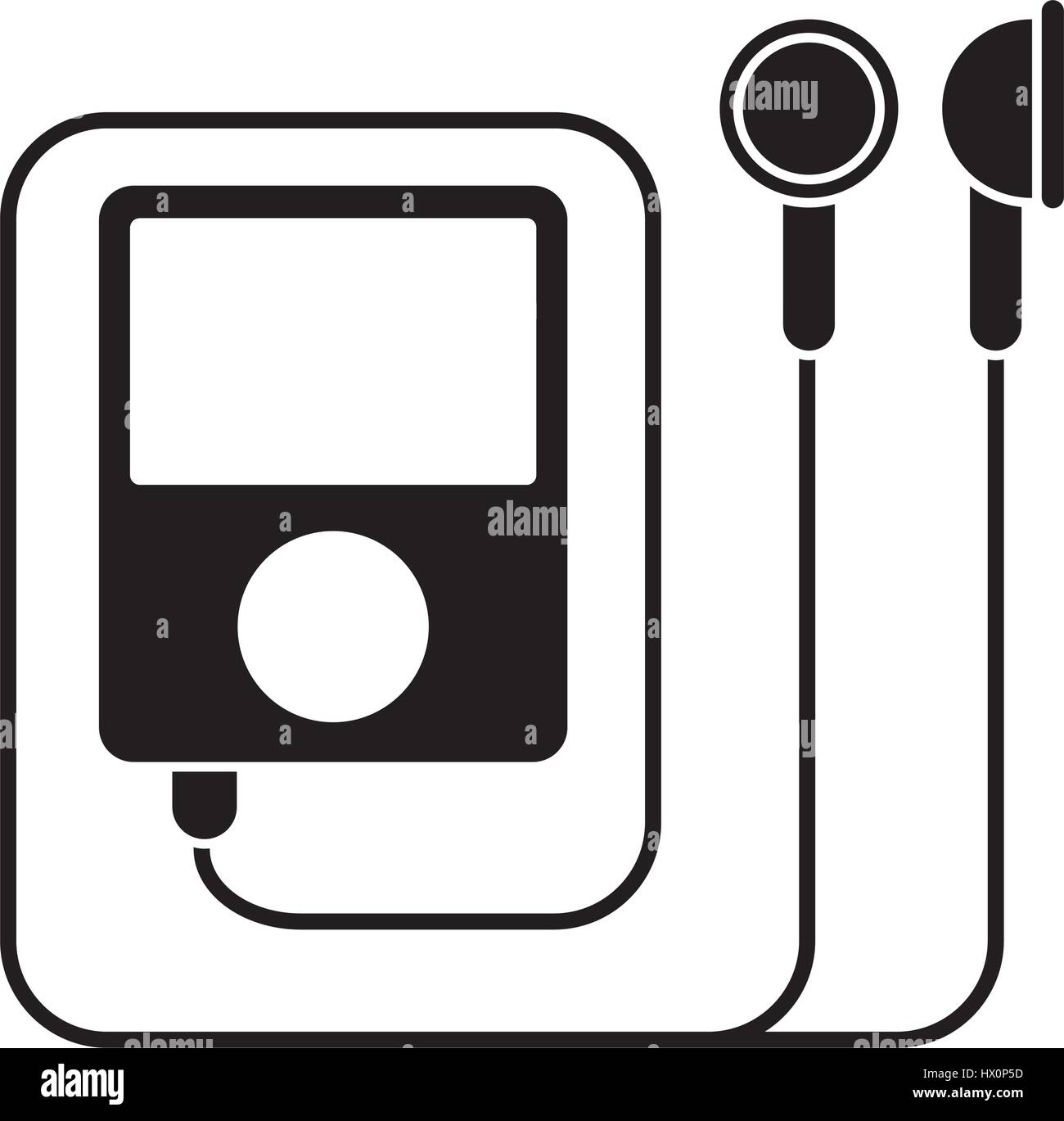 mp3 music gym equipment pictogram Stock Vector Image & Art - Alamy