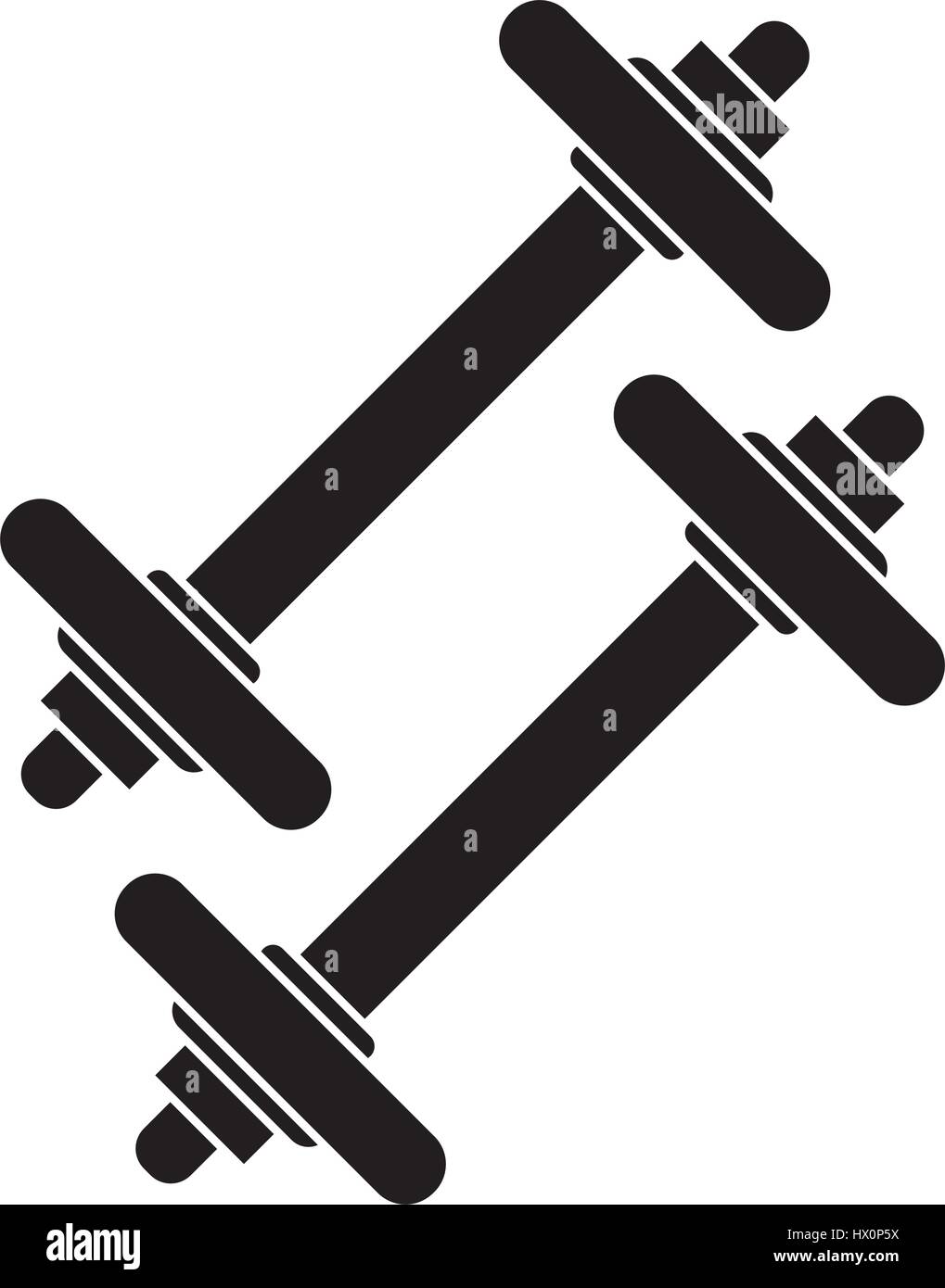 dummbell weight fitness pictogram Stock Vector Image & Art - Alamy