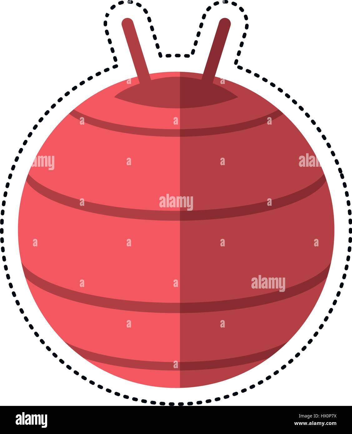 cartoon ball fitness gym equipment Stock Vector Image & Art - Alamy