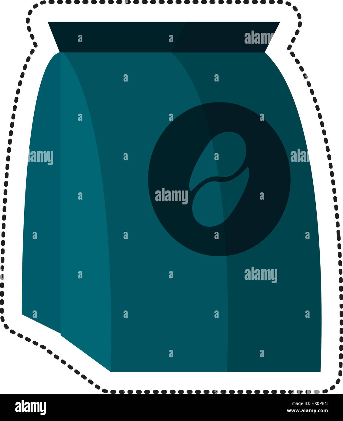 cartoon coffee pack paper image Stock Vector Image & Art - Alamy