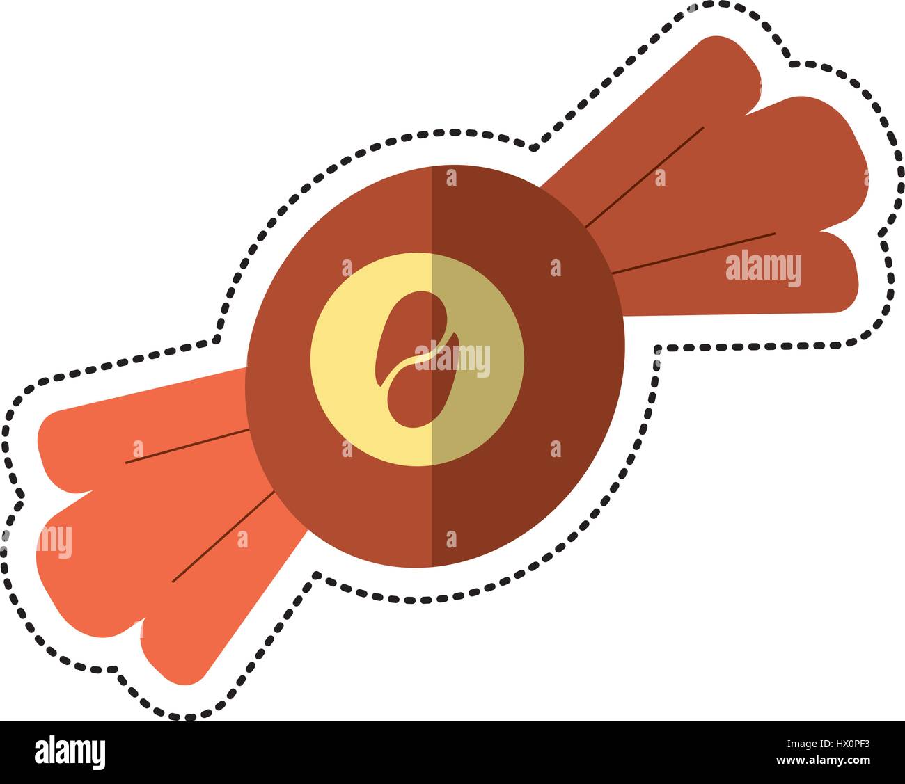 Cherry pastry cup coffee Stock Vector Images - Alamy