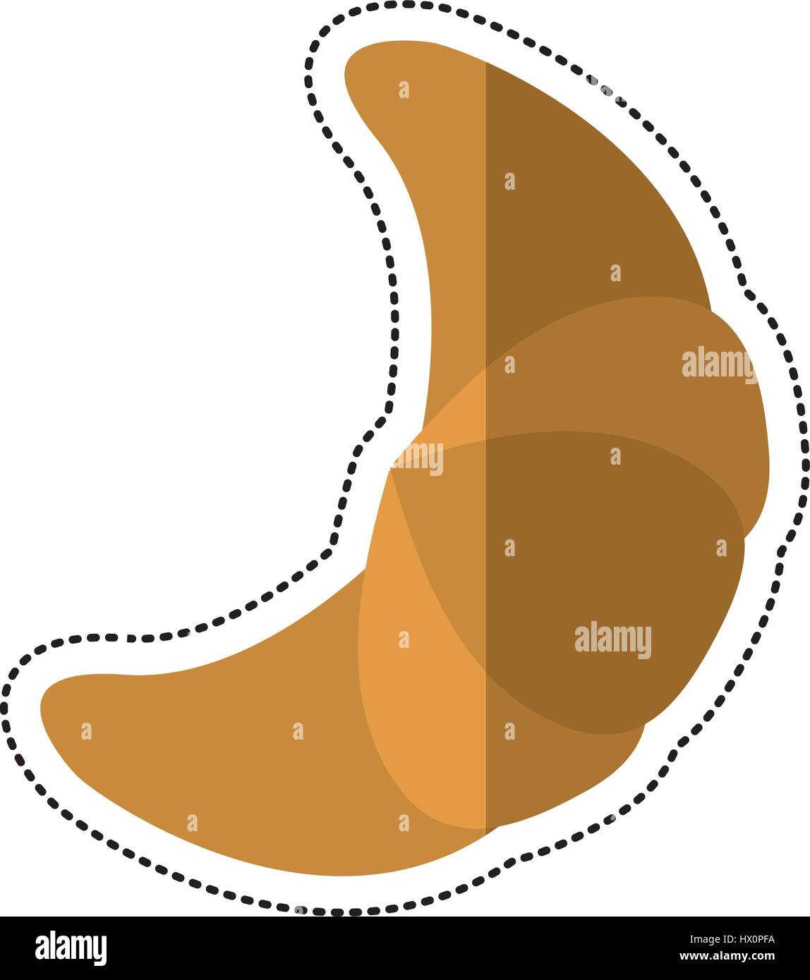 cartoon croissant bread bake image Stock Vector Image & Art - Alamy