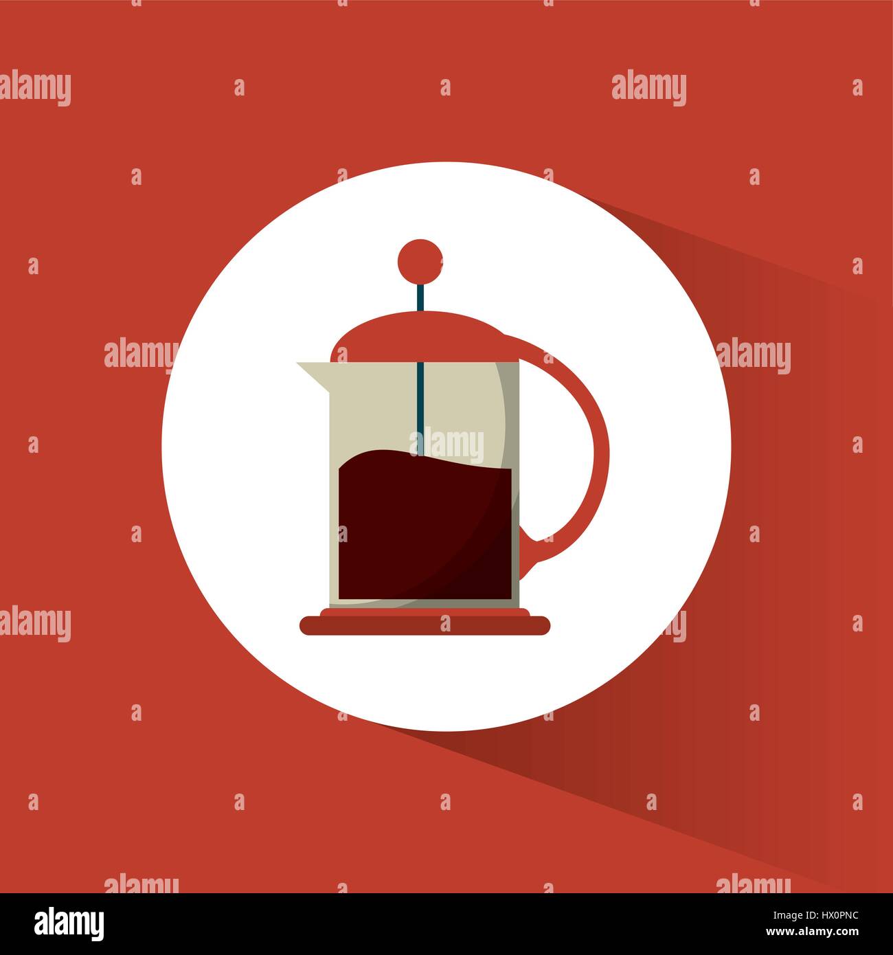 french press coffee glass Stock Vector Image & Art - Alamy