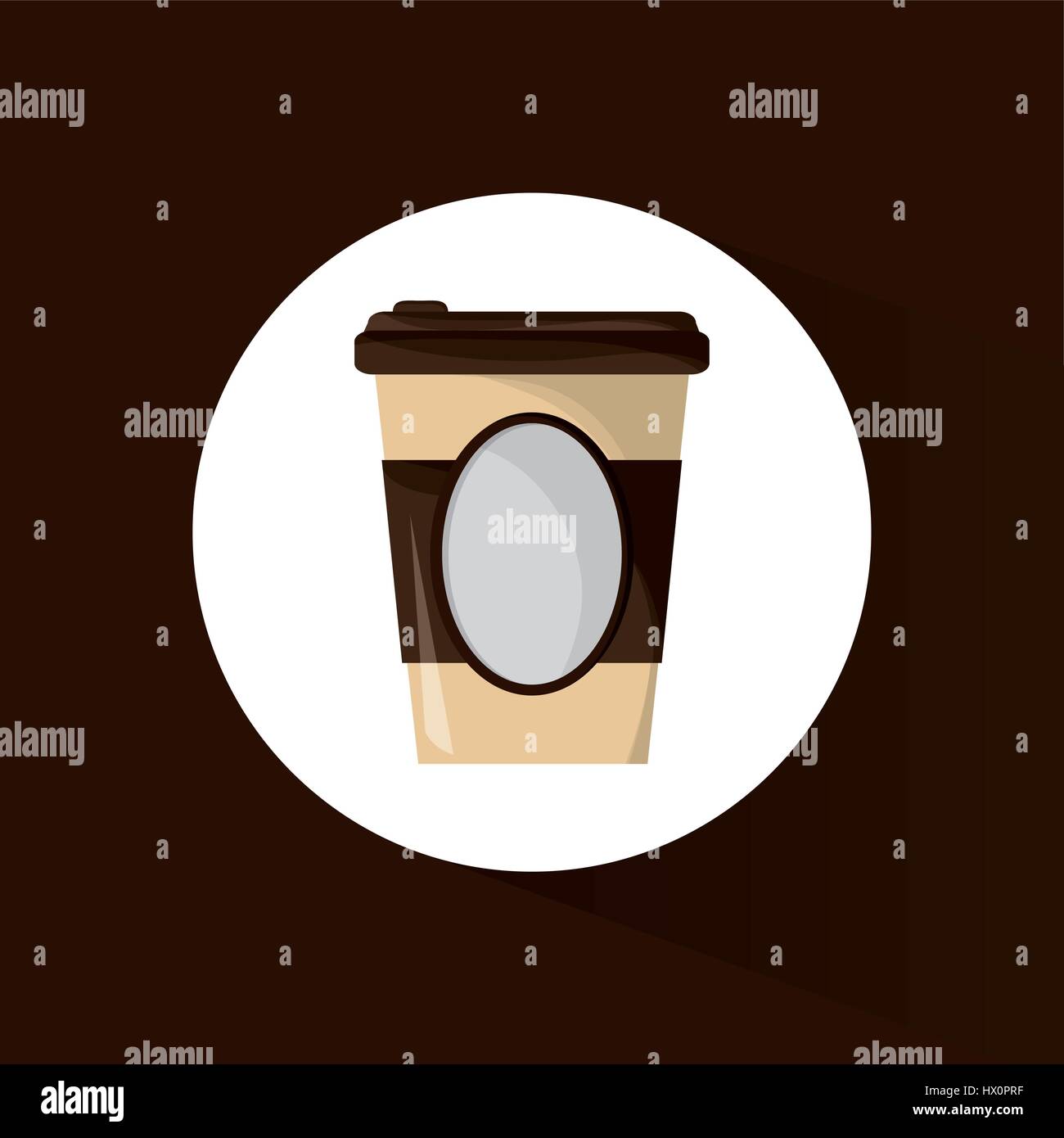 Blank craft paper cup Stock Vector Images - Alamy