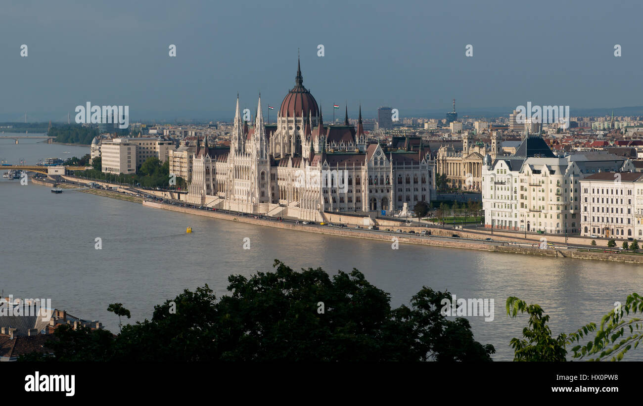 Danube riverside in the historical center of Budapest. Since 1987 is an ...