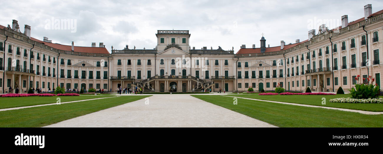 The Rococo Castle of Esterhazy situated in Fertod, also called the ...