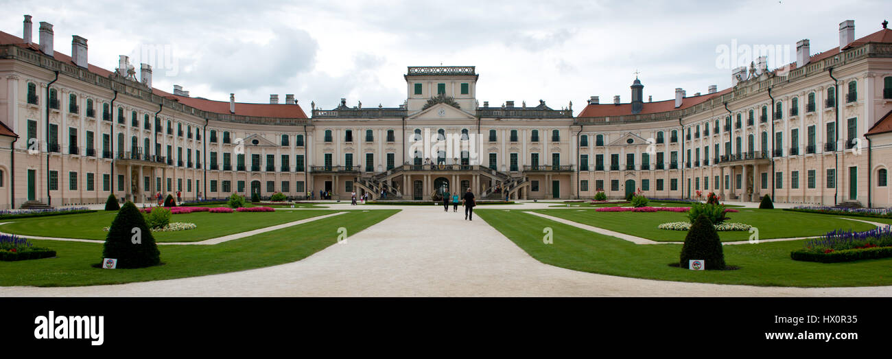 The Rococo Castle of Esterhazy situated in Fertod, also called the ...
