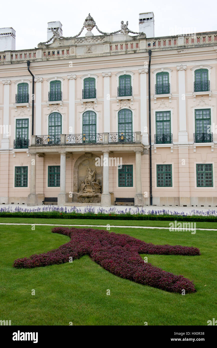 The Rococo Castle of Esterhazy situated in Fertod, also called the ...