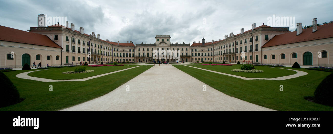 The Rococo Castle of Esterhazy situated in Fertod, also called the ...