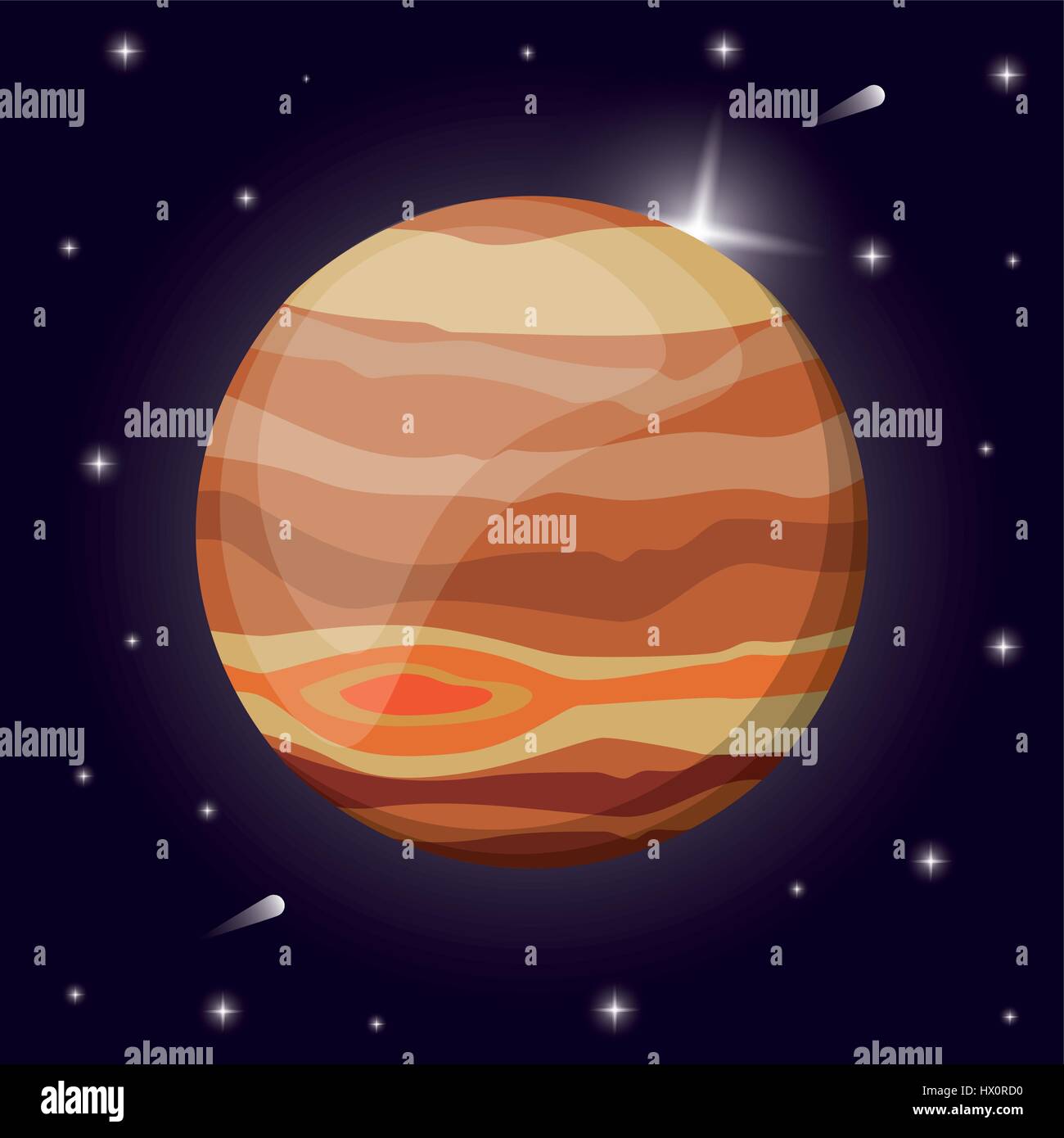 jupiter planet solar system space Stock Vector Image & Art - Alamy
