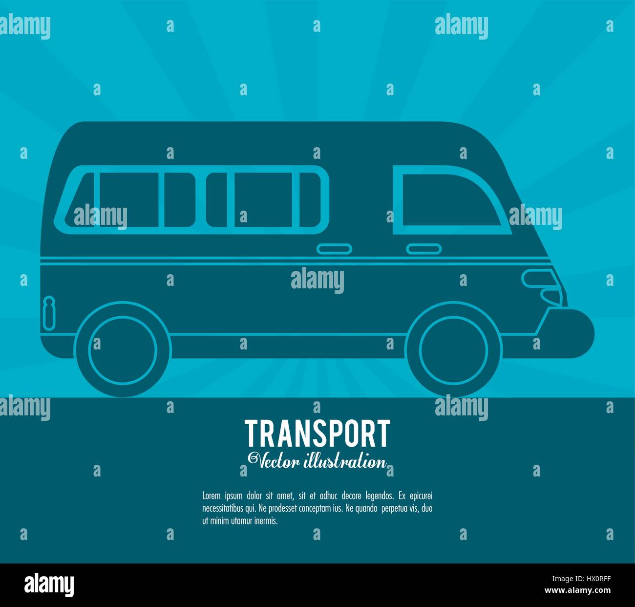 transport van vehicle design Stock Vector Image & Art - Alamy
