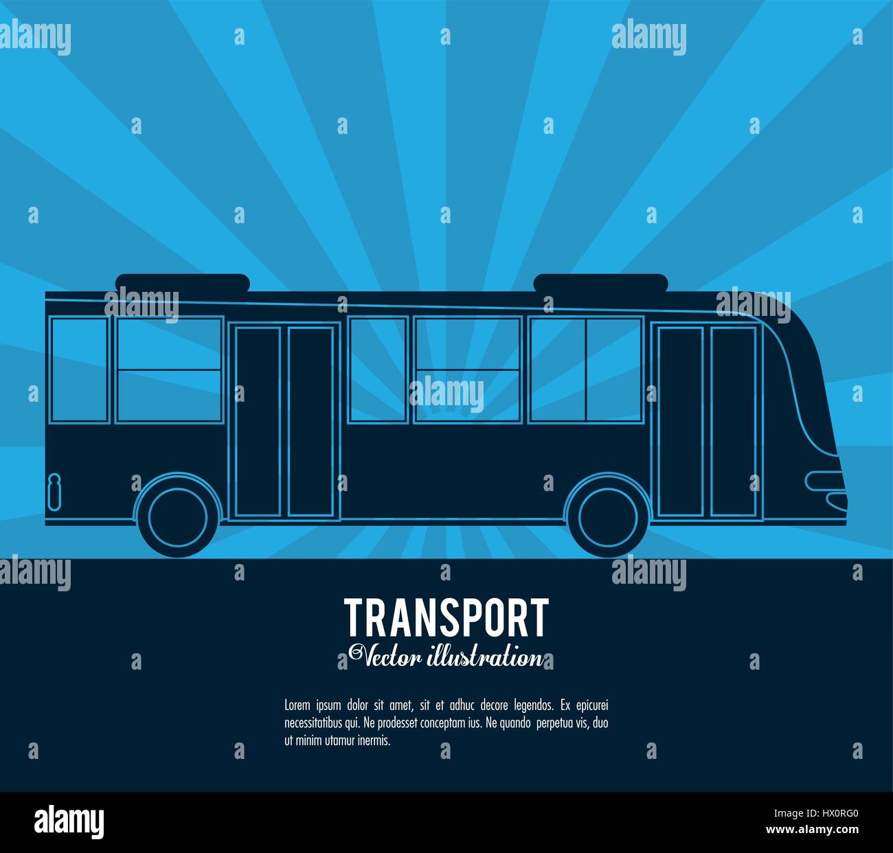 transport bus vehicle design Stock Vector Image & Art - Alamy
