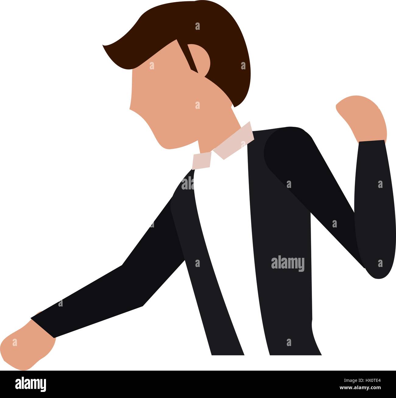 Newlyweds married man woman Stock Vector Images - Alamy