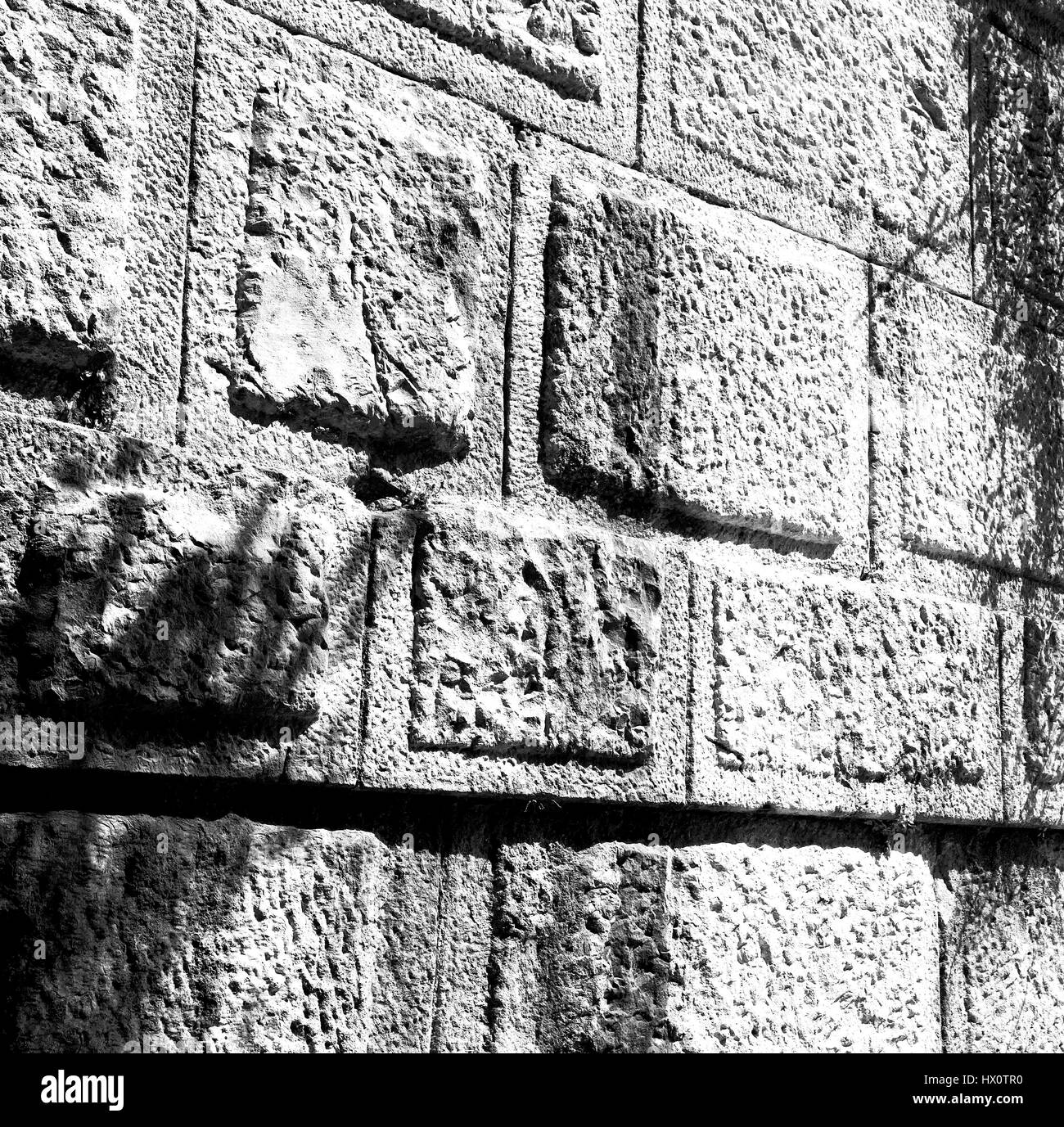 step brick in greece old wall and texture material the background Stock ...