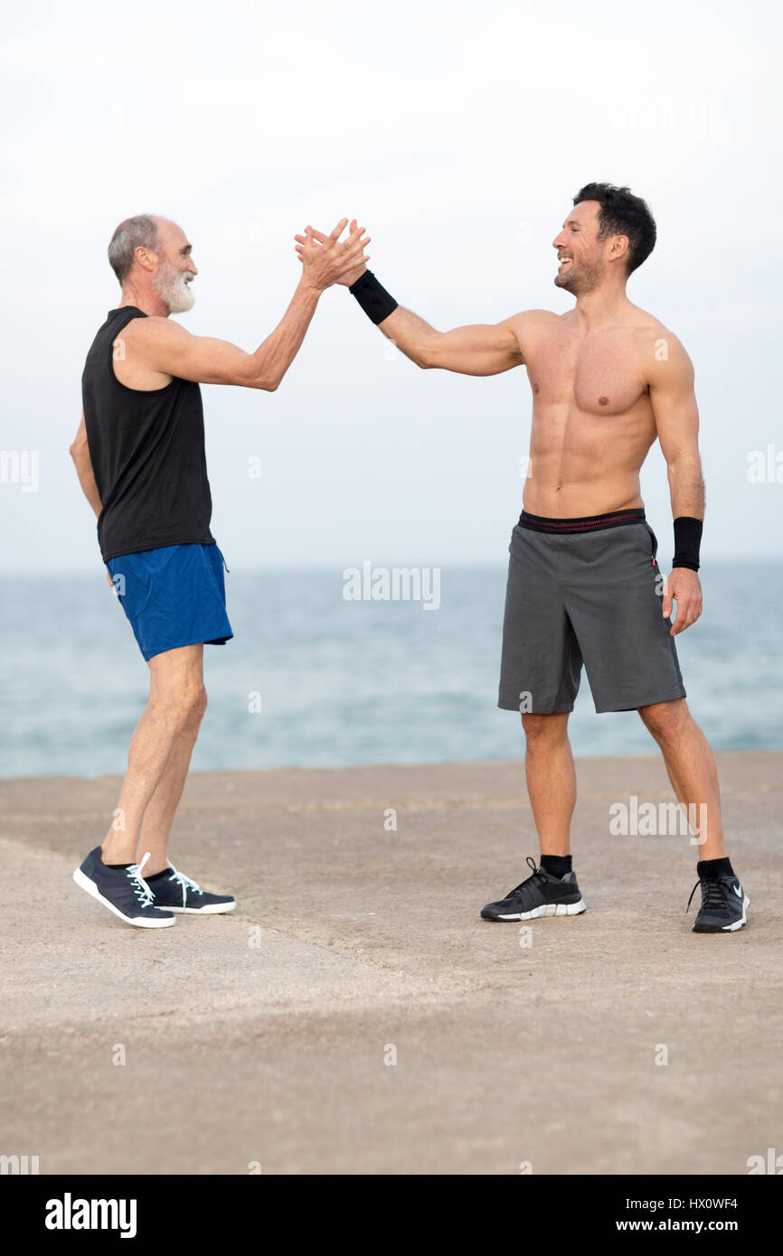 Personal trainer workout senior hi-res stock photography and images - Alamy