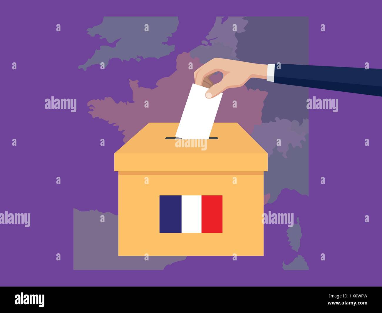 Republican president of france Stock Vector Images - Alamy