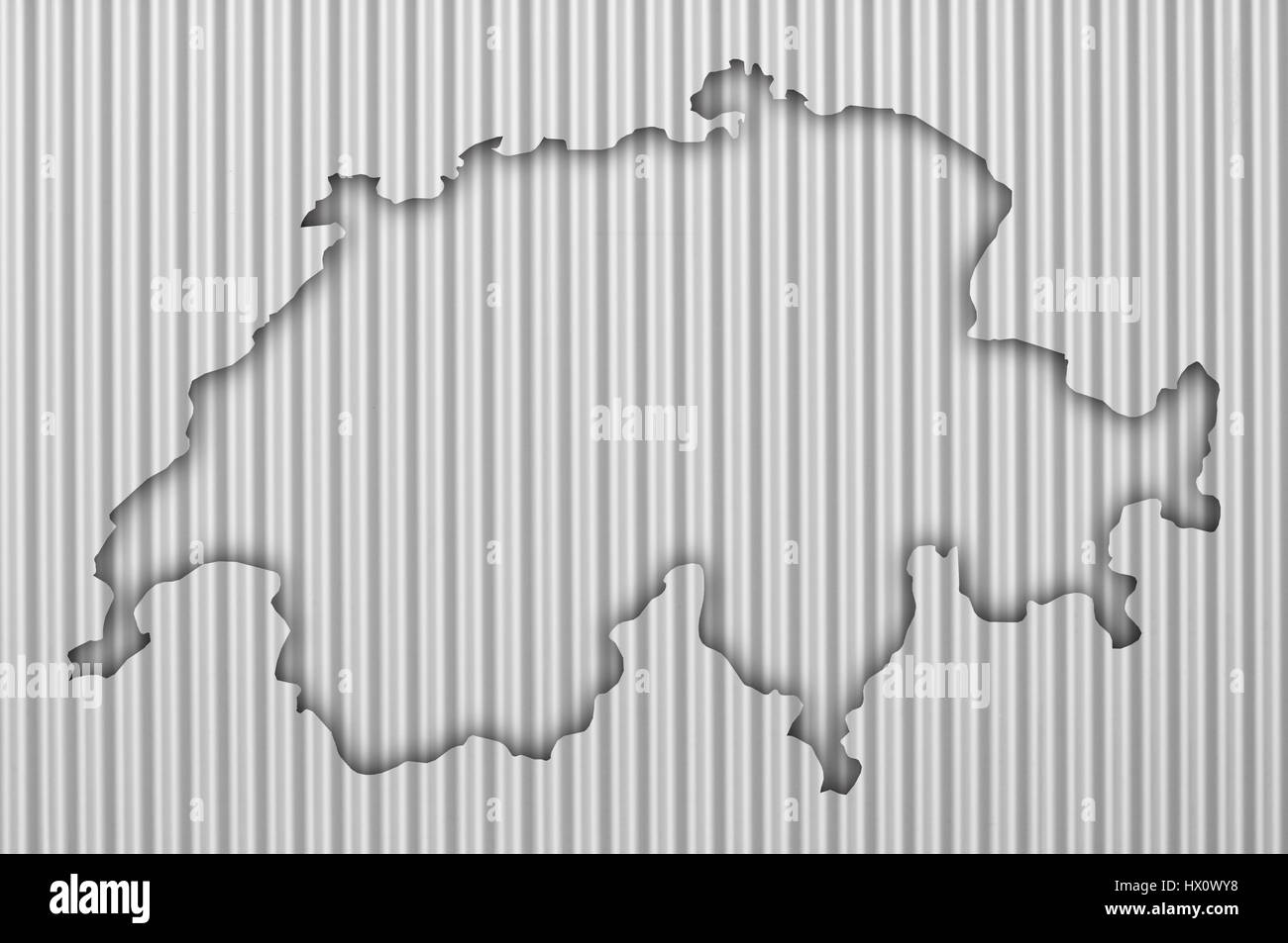 Textured map of Switzerland in nice colors Stock Photo - Alamy