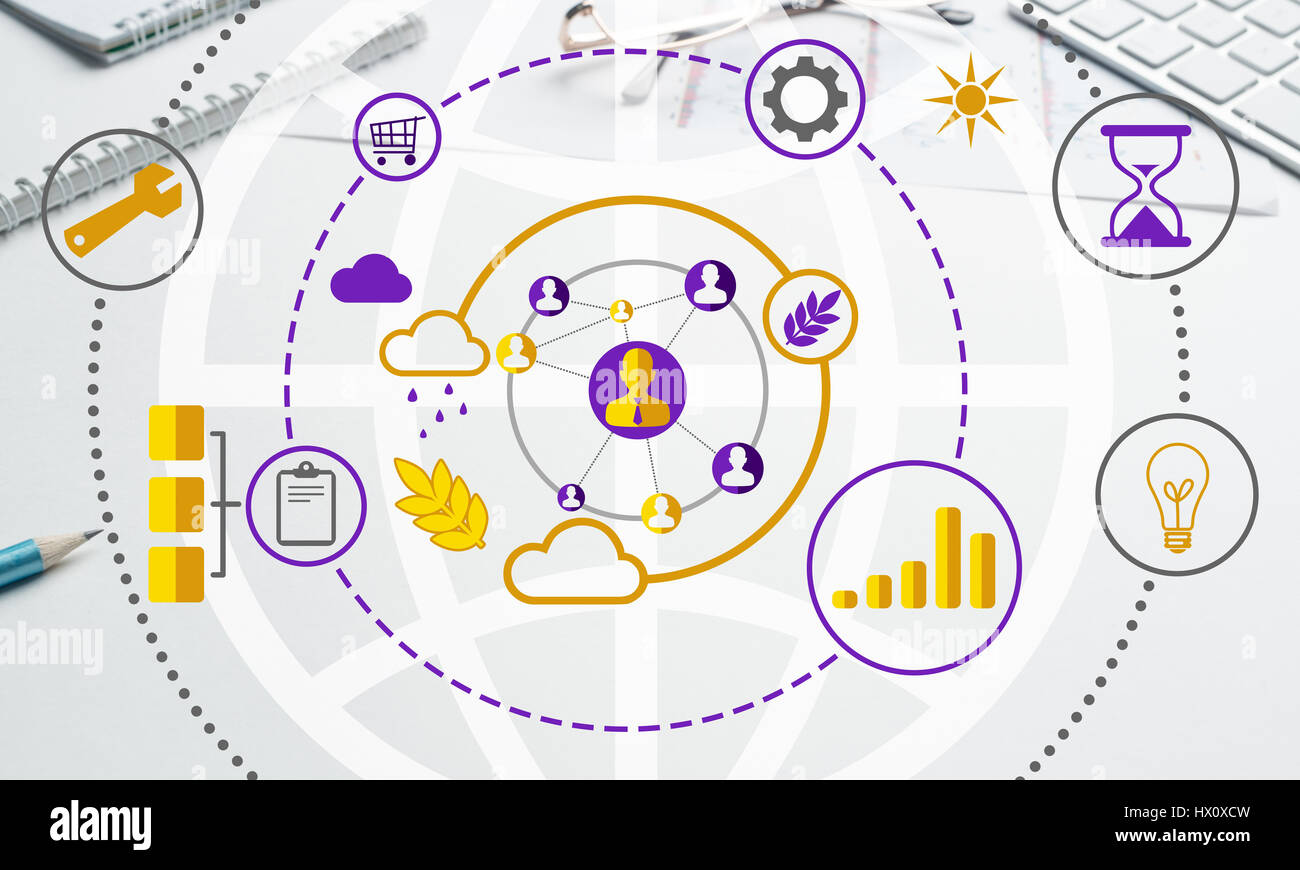 Wireless connection design Stock Photo - Alamy