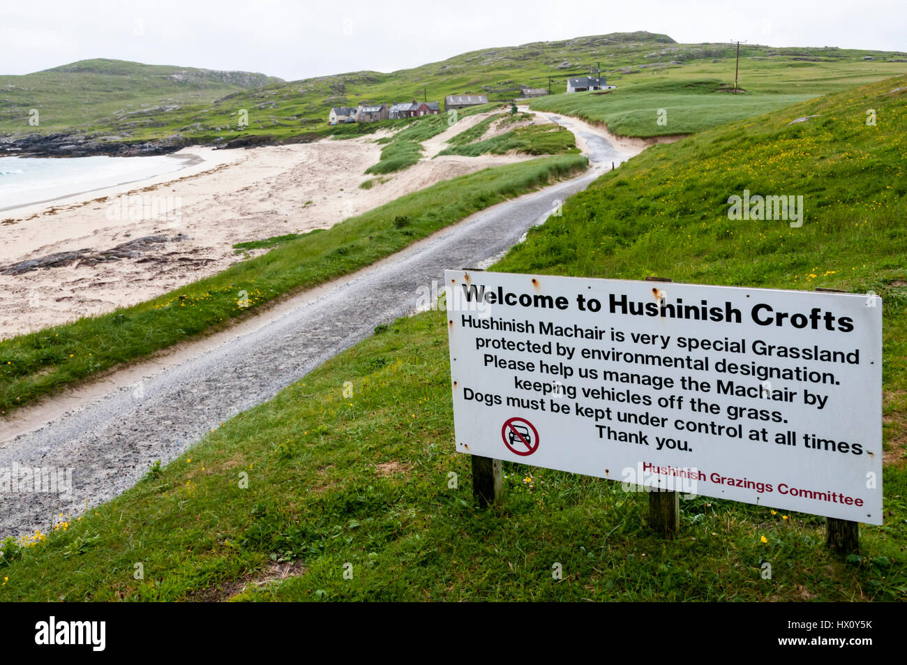 Hushinish road hi-res stock photography and images - Alamy