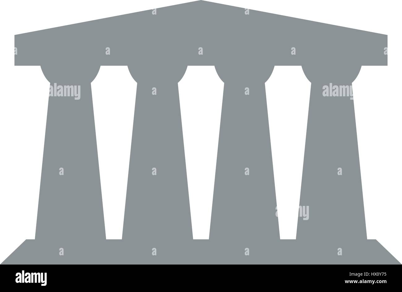 Museum icon illustrated on white background in vector Stock Vector ...