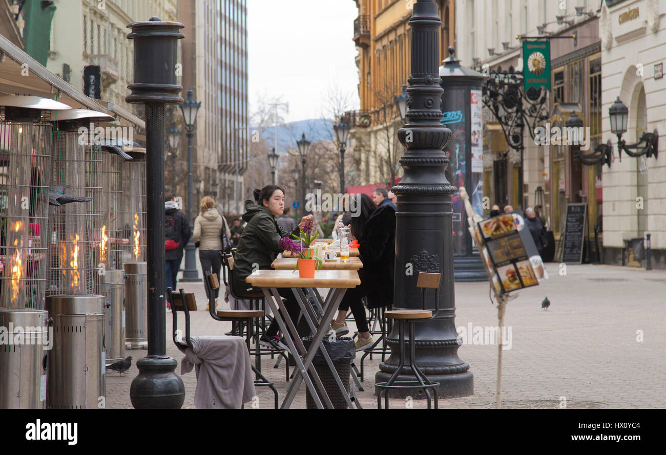 Budapest food cafe hi-res stock photography and images - Alamy