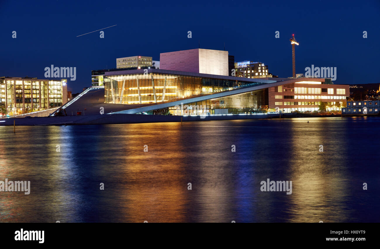 Oslo Opera House (Operahuset) is located at the Bjørvika neighborhood ...