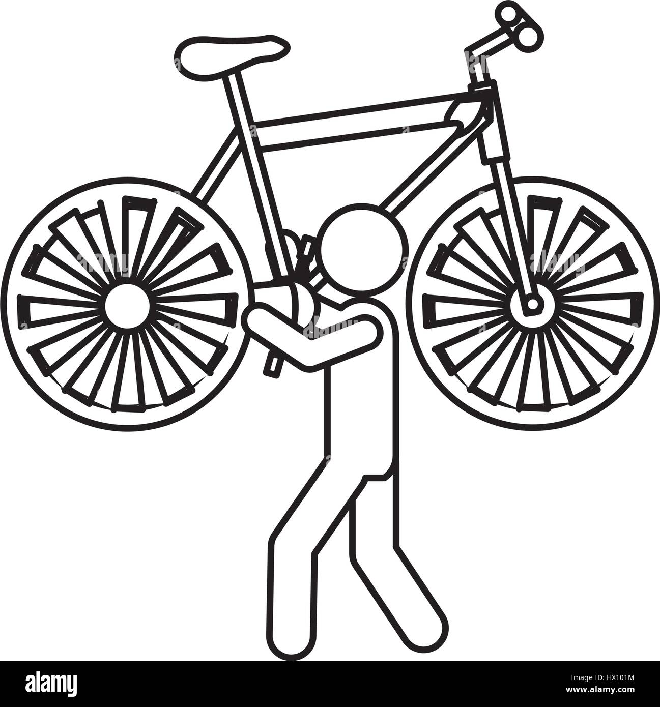 Load bicycle Stock Vector Images - Alamy