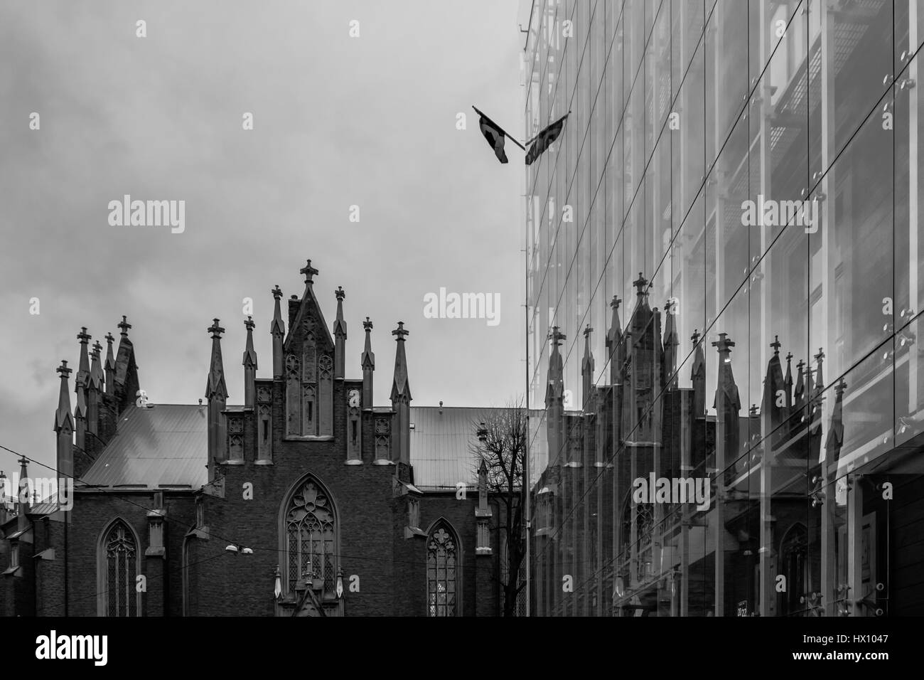 Lutheran church neo gothic architecture in High Resolution Stock ...