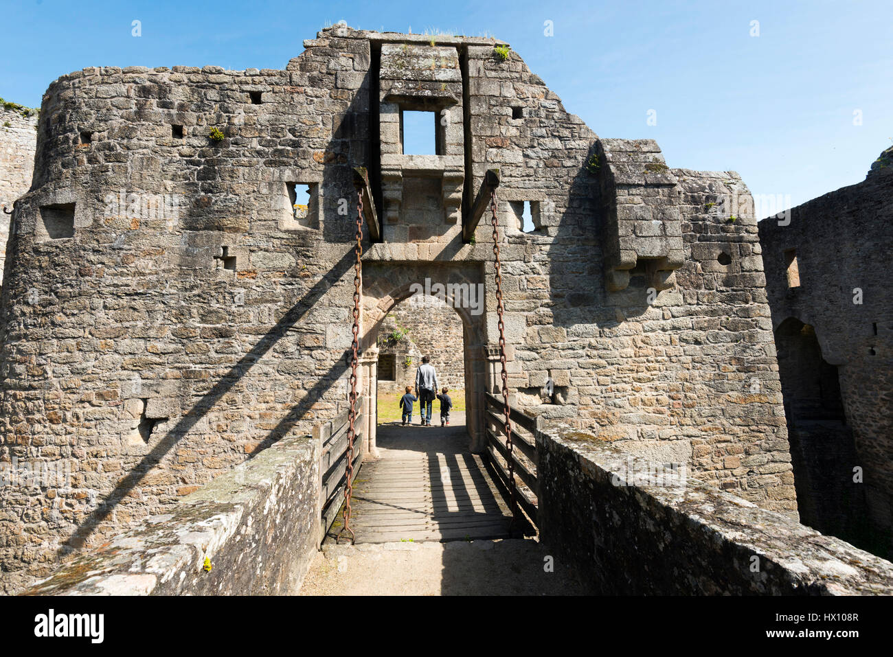 Clisson (north-western France): the castle Stock Photo - Alamy