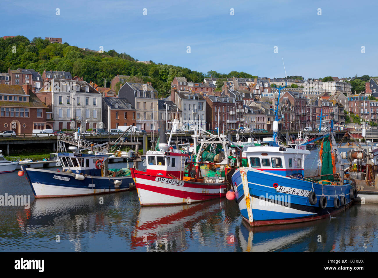 Le Tréport (Normandy, northern France), town along the "Côte d'Albâtre ...
