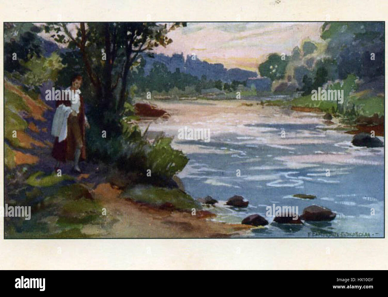 This piece is likely an illustration of Alexander Pushkin's famous ...