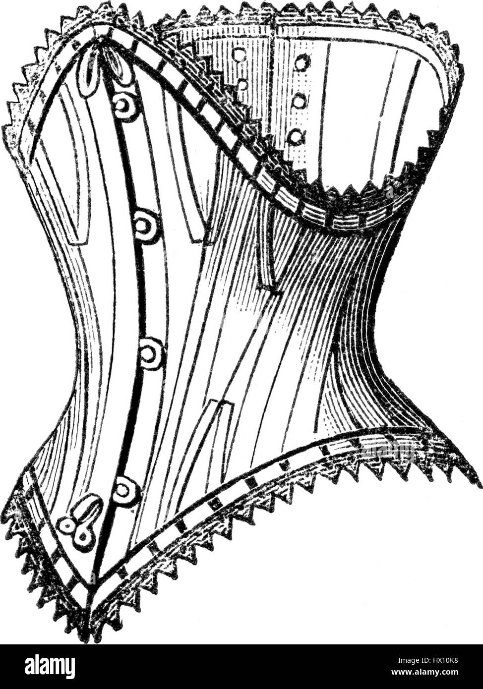 'Fig112CORSETS ceinture suissesse' refers to a fashion illustration ...