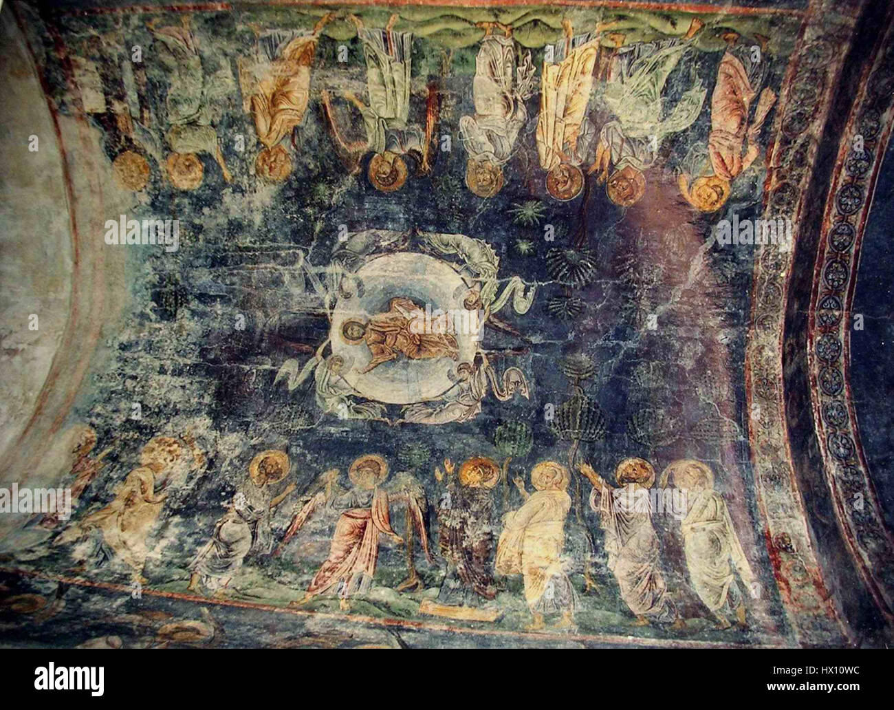 The frescos in St. Sophia Church in Ohrid are some of the finest examples of Byzantine religious ...