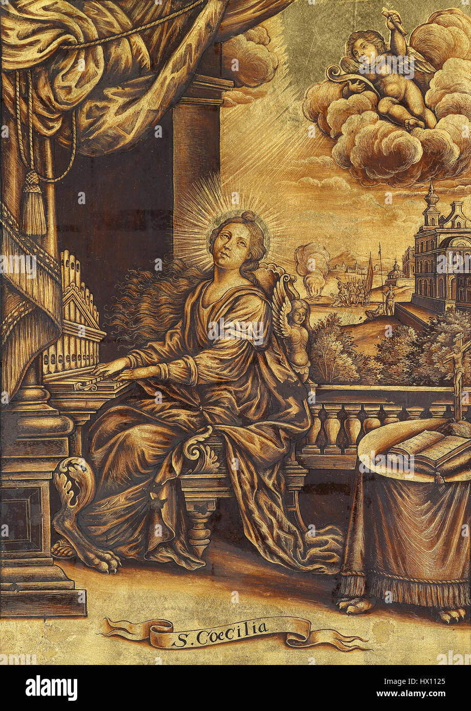 Baroque religious symbolism hi-res stock photography and images - Alamy