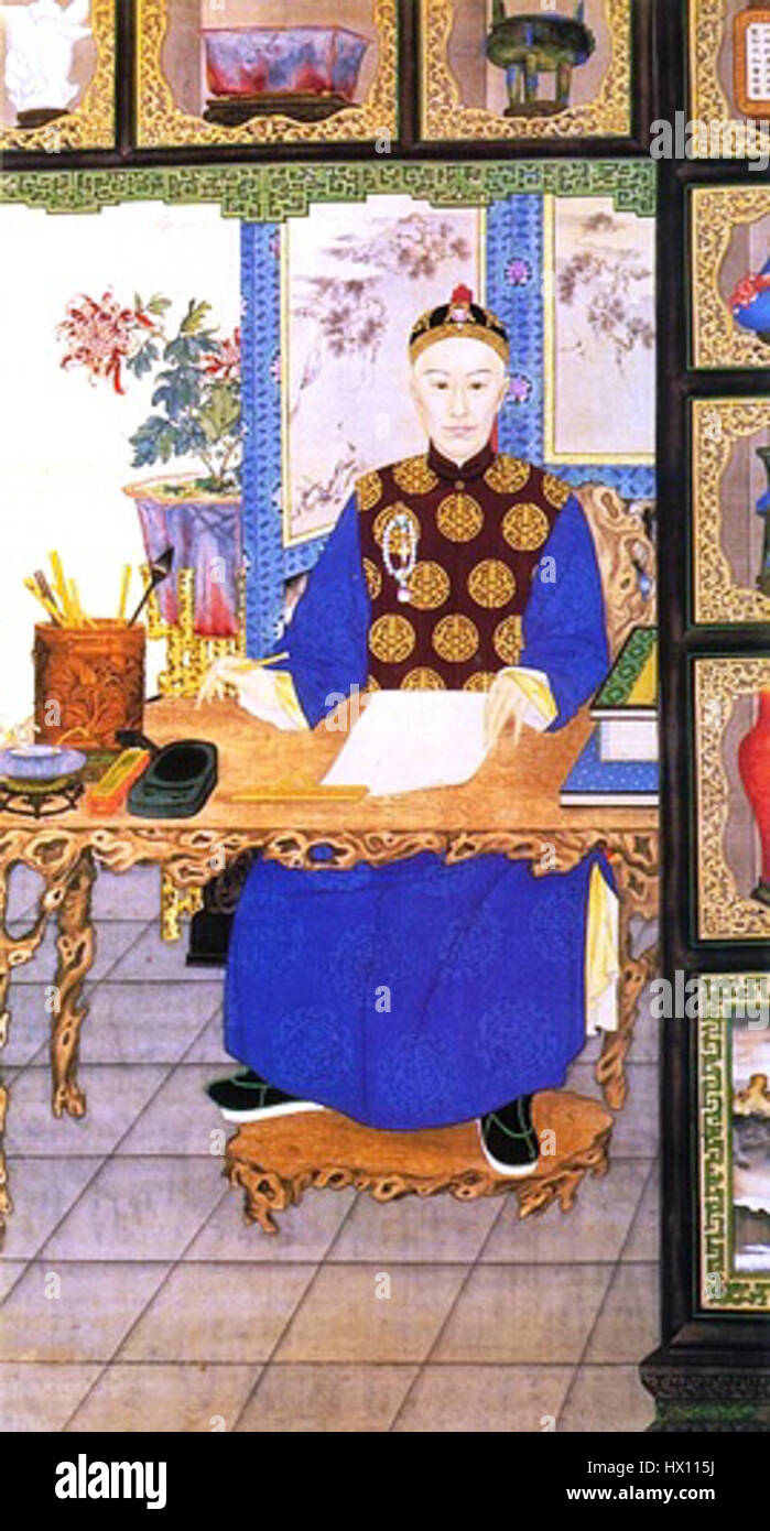 'Emperor Guangxu' is a historical portrait of the Qing Dynasty emperor ...