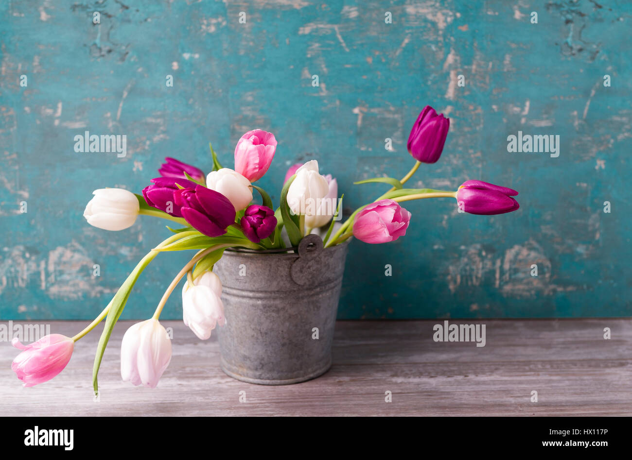 Pail of flowers hi-res stock photography and images - Alamy