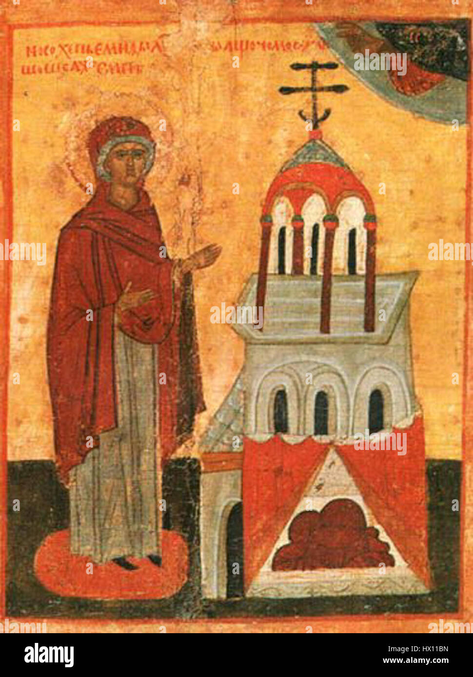 The 'Deposition of the Robe of Virgin Mary' is a religious artwork ...