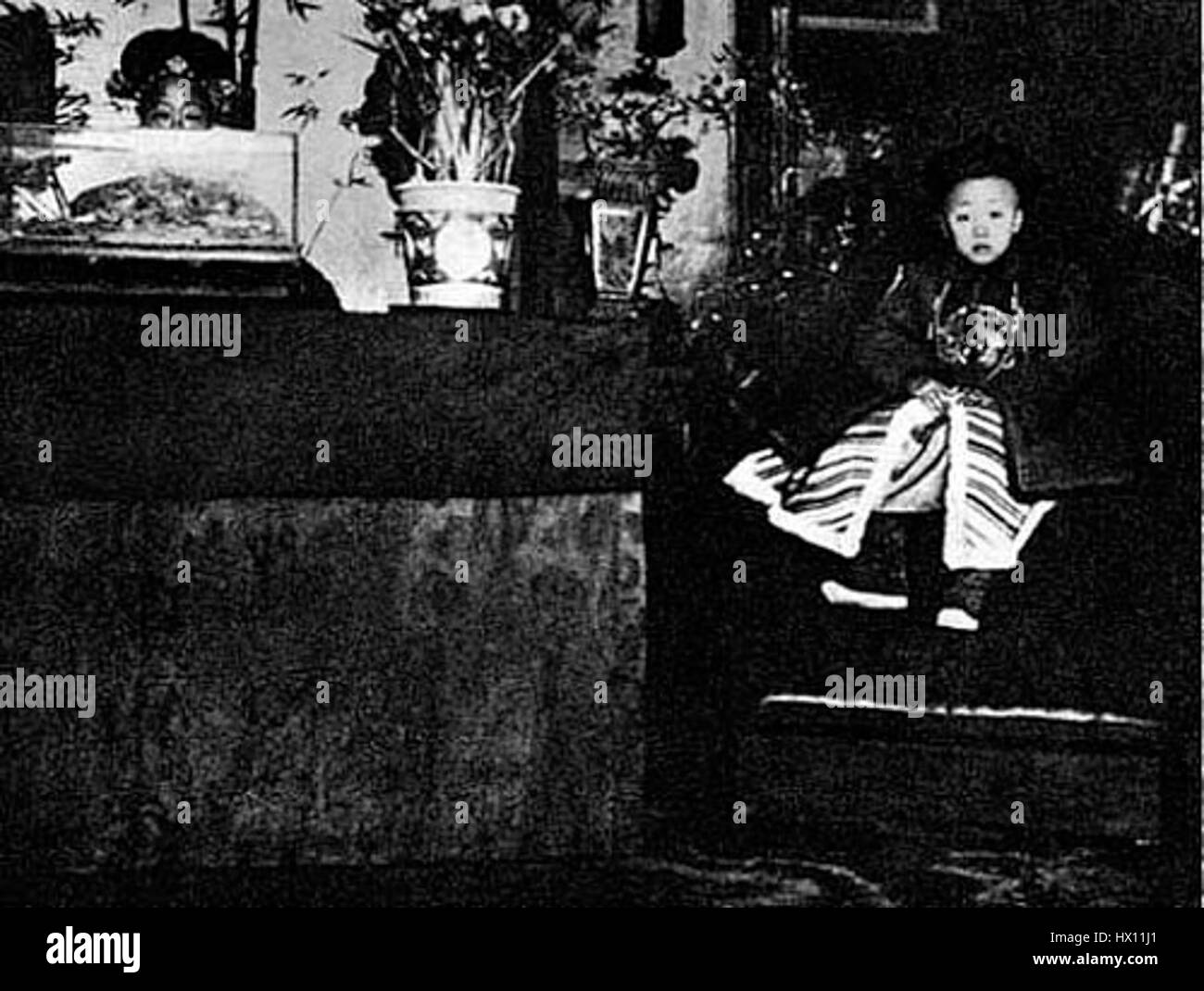 Puyi, emperor of china Black and White Stock Photos & Images - Alamy
