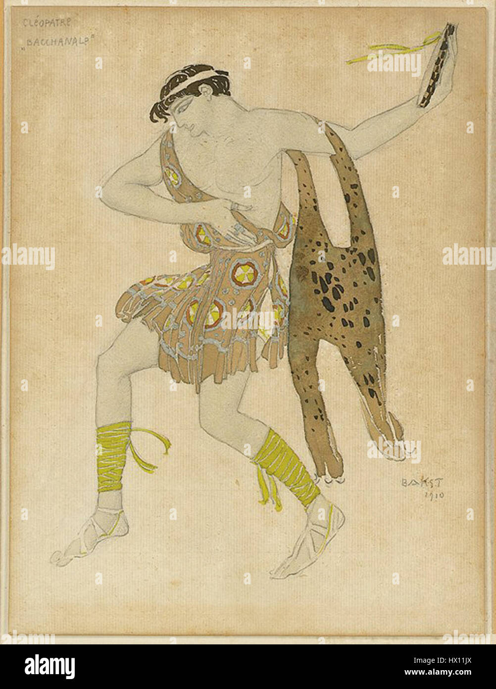 Cleopatra ballet by Bakst 13 Stock Photo - Alamy