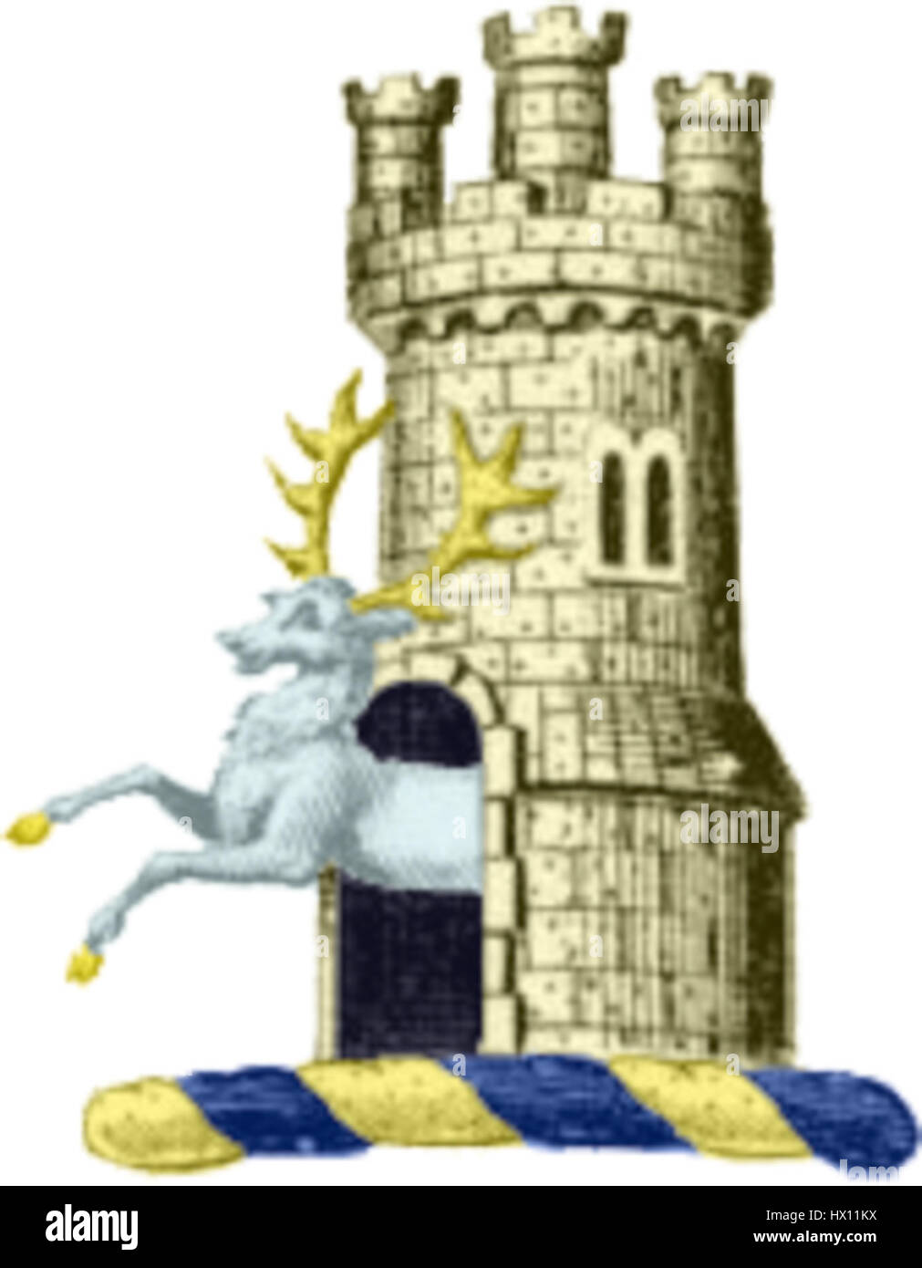 The 'Crest of Ireland' is a depiction of Ireland’s national symbols ...