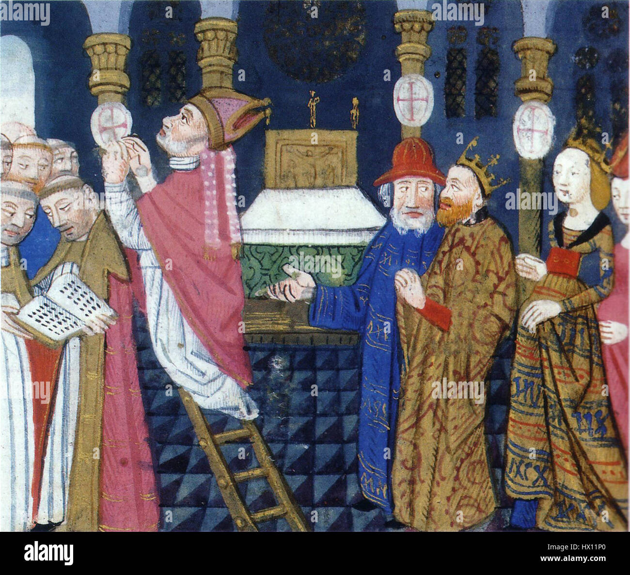 Childebert I, the Merovingian king, consecrated a basilica as part of ...