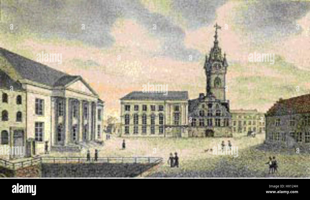 The 'Oud Gerechtsgebouw' (Old Courthouse) in Dendermonde, Belgium, was ...